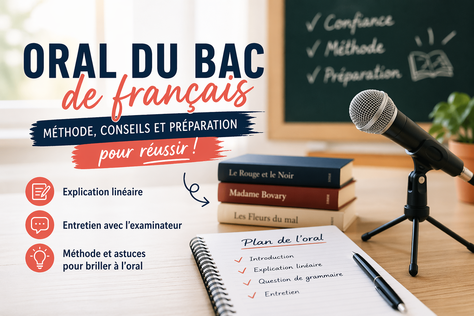 Oral du bac de français : conseils pour réussir - Plan Bac De Français